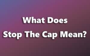 What Does Stop The Cap Mean? – Information For Purpose! Be creative ...
